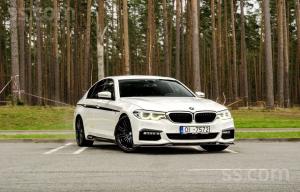 White BMW 530 2017 in Riga, with an engine capacity of 2.00 L and mileage of 120 thousand km for 25190 €, photo 2 on AUTOMOTO.COM.LV