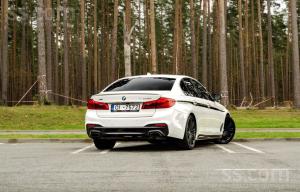 White BMW 530 2017 in Riga, with an engine capacity of 2.00 L and mileage of 120 thousand km for 25190 €, photo 6 on AUTOMOTO.COM.LV