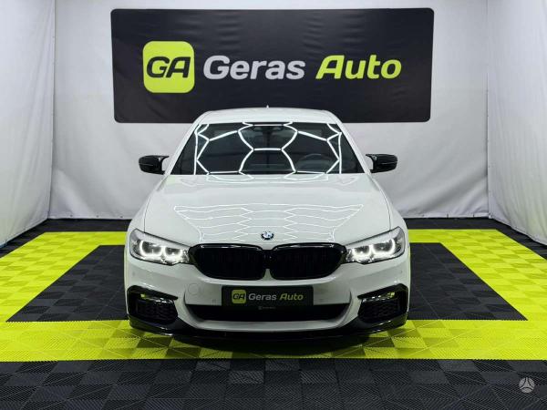 White BMW 530 2017 in Vilnius, with an engine capacity of 2.00 L and mileage of 149 thousand km for 22450 €, photo 7 on AUTOMOTO.COM.LV