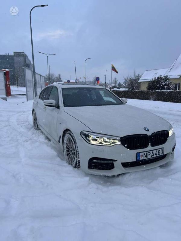 White BMW 530 2017 in Alytus, with an engine capacity of 2.99 L and mileage of 294 thousand km for 23000 €, photo 1 on AUTOMOTO.COM.LV