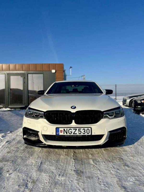 White BMW 530 2017 in Kaunas, with an engine capacity of 2.99 L and mileage of 309 thousand km for 20300 €, photo 2 on AUTOMOTO.COM.LV