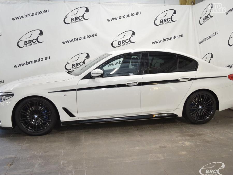 White BMW 530 2017 in Riga, with an engine capacity of 2.00 L and mileage of 133 thousand km for 25900 €, photo 29 on AUTOMOTO.COM.LV
