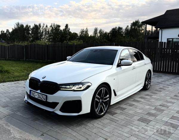White BMW 530 2017 in Jelgava, with an engine capacity of 3.00 L and mileage of 289 thousand km for 26000 €, photo 1 on AUTOMOTO.COM.LV