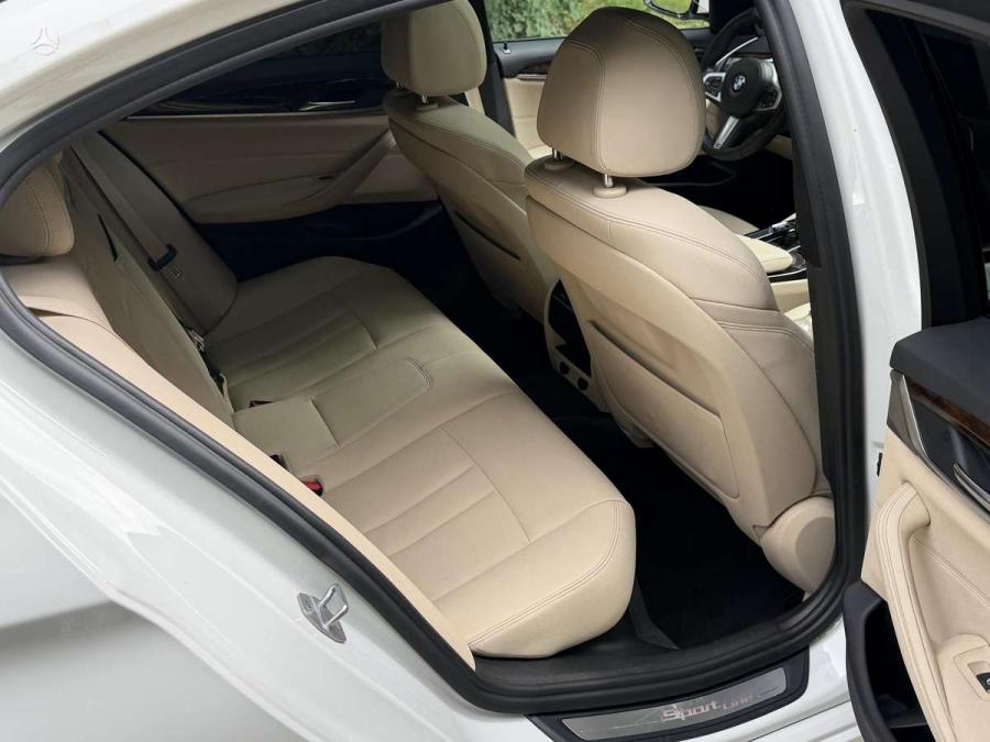 White BMW 530 2017 in Klaipeda, with an engine capacity of 2.00 L and mileage of 191 thousand km for 18400 €, photo 20 on AUTOMOTO.COM.LV