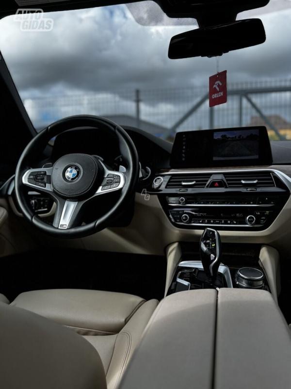 White BMW 530 2017 in Klaipeda, with an engine capacity of 2.00 L and mileage of 191 thousand km for 19000 €, photo 10 on AUTOMOTO.COM.LV