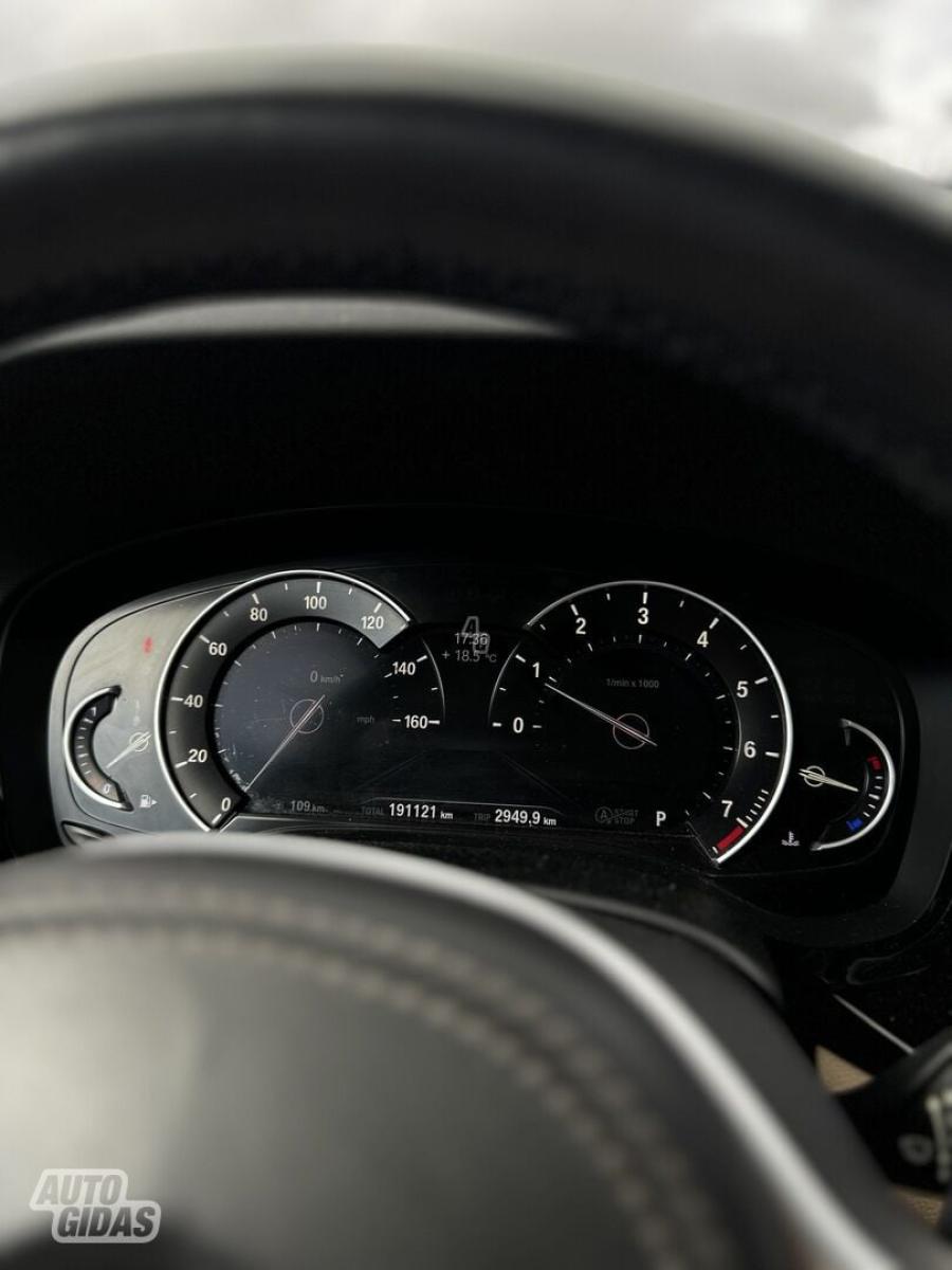 White BMW 530 2017 in Klaipeda, with an engine capacity of 2.00 L and mileage of 191 thousand km for 19000 €, photo 18 on AUTOMOTO.COM.LV