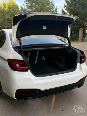 White BMW 530 2017 in Klaipeda, with an engine capacity of 2.00 L and mileage of 191 thousand km for 18200 €, photo 7 on AUTOMOTO.COM.LV