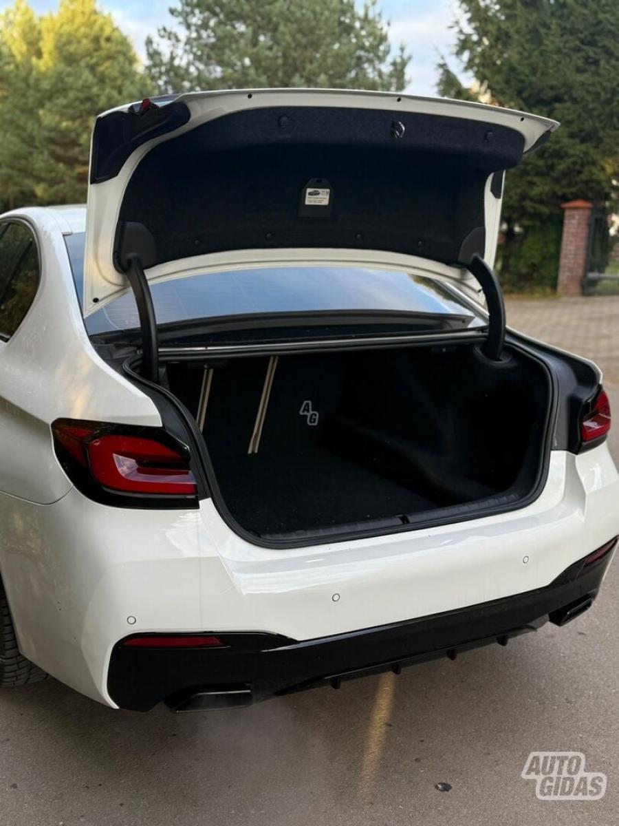 White BMW 530 2017 in Klaipeda, with an engine capacity of 2.00 L and mileage of 191 thousand km for 18200 €, photo 7 on AUTOMOTO.COM.LV