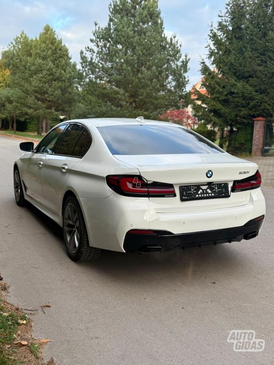 White BMW 530 2017 in Klaipeda, with an engine capacity of 2.00 L and mileage of 191 thousand km for 18200 €, photo 18 on AUTOMOTO.COM.LV