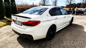 White BMW 530 2018 in Jelgava, with an engine capacity of 2.00 L and mileage of 201 thousand km for 23200 €, photo 4 on AUTOMOTO.COM.LV
