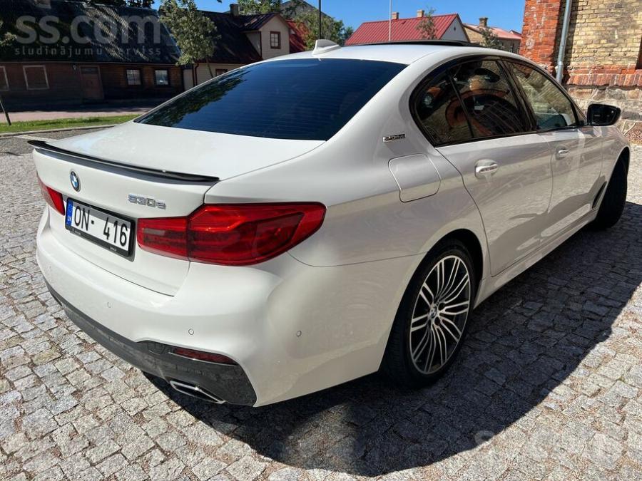 Balts BMW 530 2018 Rīga, ar dzinēja tilpumu 2.00 L un nobraukumu 97 tūkst. km par 28400 €, foto 4 vietnē AUTOMOTO.COM.LV