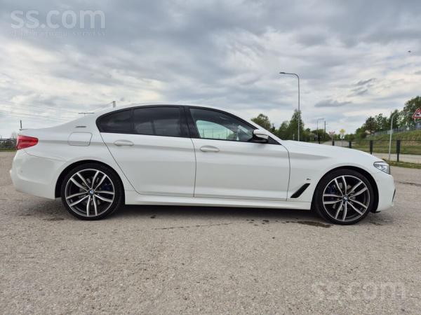 White BMW 530 2018 in Tukums, with an engine capacity of 2.00 L and mileage of 172 thousand km for 22550 €, photo 1 on AUTOMOTO.COM.LV