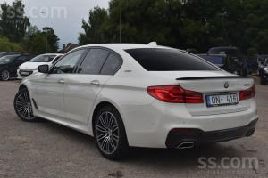White BMW 530 2018 in Kuldiga, with an engine capacity of 2.00 L and mileage of 0 thousand km for 26550 €, photo 4 on AUTOMOTO.COM.LV