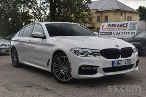 White BMW 530 2018 in Kuldiga, with an engine capacity of 2.00 L and mileage of 0 thousand km for 26550 €, photo 5 on AUTOMOTO.COM.LV