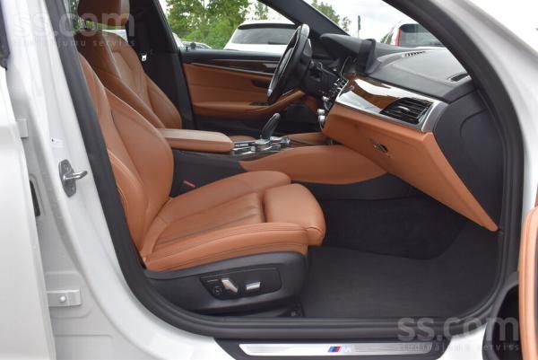 White BMW 530 2018 in Kuldiga, with an engine capacity of 2.00 L and mileage of 0 thousand km for 26550 €, photo 7 on AUTOMOTO.COM.LV