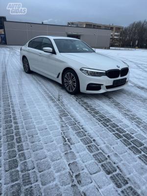 White BMW 530 2019 in Raseiniai, with an engine capacity of 2.00 L and mileage of 55 thousand km for 21000 €, photo 3 on AUTOMOTO.COM.LV