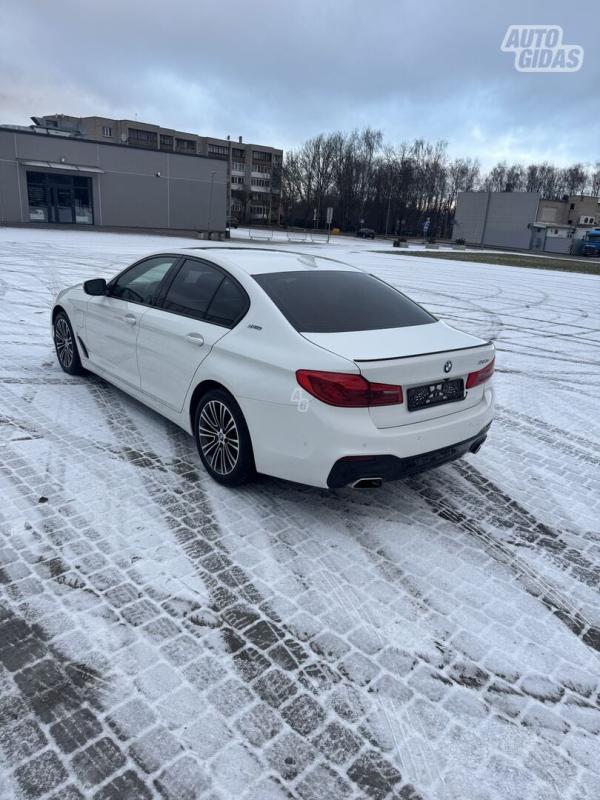 White BMW 530 2019 in Raseiniai, with an engine capacity of 2.00 L and mileage of 55 thousand km for 21000 €, photo 8 on AUTOMOTO.COM.LV