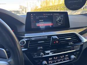 White BMW 530 2019 in Vilnius, with an engine capacity of 3.00 L and mileage of 112 thousand km for 30000 €, photo 13 on AUTOMOTO.COM.LV