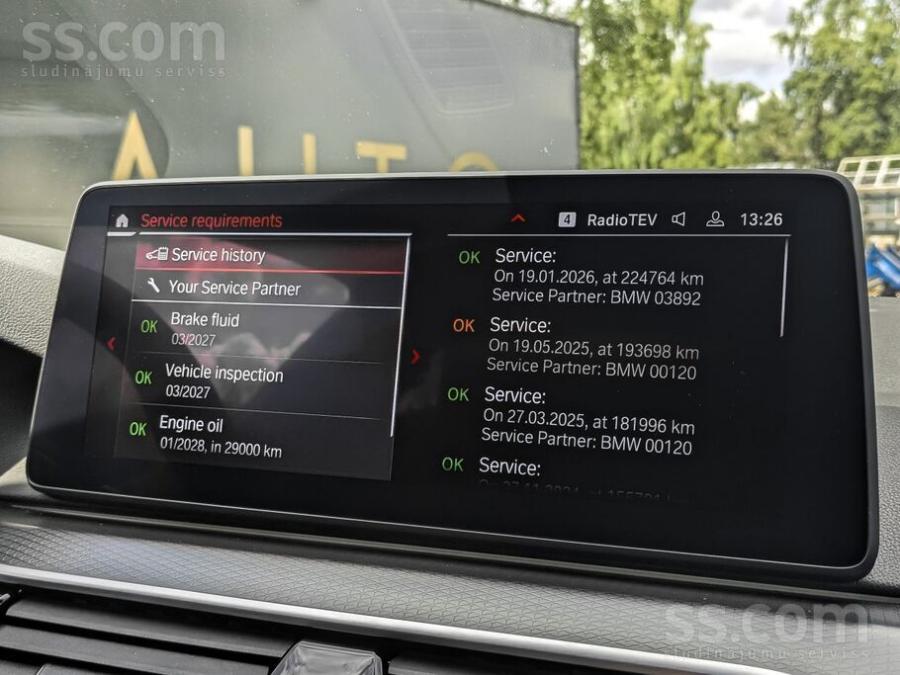 Белый БМВ 530 2022 в Тукумс, объемом двигателя 3.00 л и пробегом 229 тыс. км за 27990 €, фото 23 на AUTOMOTO.COM.LV