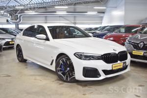 Balts BMW 530 2023 Rīga, ar dzinēja tilpumu 3.00 L un nobraukumu 87 tūkst. km par 39900 €, foto  vietnē AUTOMOTO.COM.LV