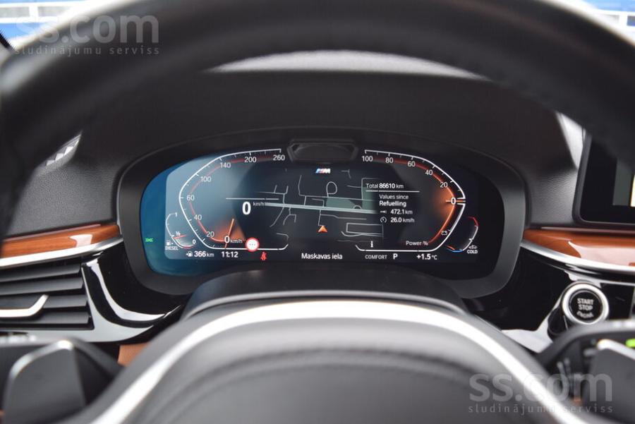 Balts BMW 530 2023 Rīga, ar dzinēja tilpumu 3.00 L un nobraukumu 87 tūkst. km par 39900 €, foto 14 vietnē AUTOMOTO.COM.LV
