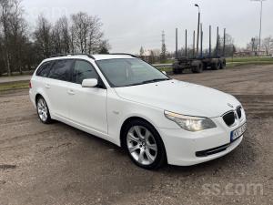 White BMW 530 2008 in Talsi, with an engine capacity of 3.00 L and mileage of 466 thousand km for 4900 €, photo 3 on AUTOMOTO.COM.LV
