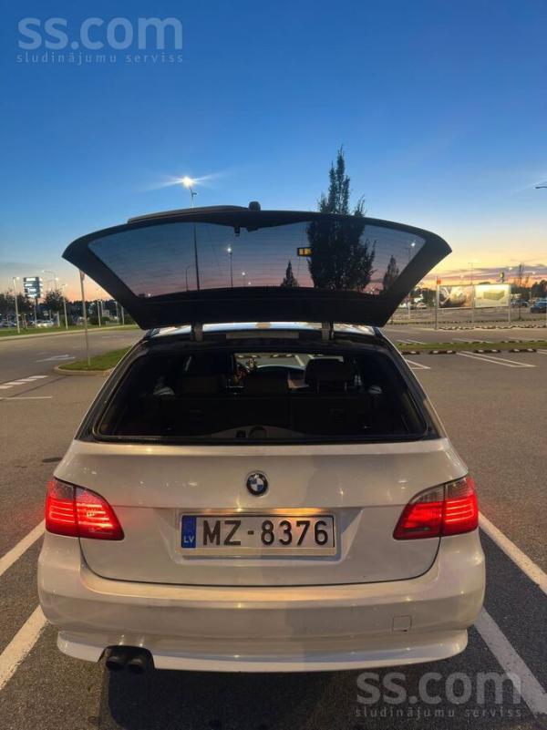 BMW 530 2008 in Riga on AUTOMOTO.COM.LV White BMW 530 2008 in Riga, with an engine capacity of 3.00 L and mileage of 412 thousand km for 3500 €, photo 6 on AUTOMOTO.COM.LV