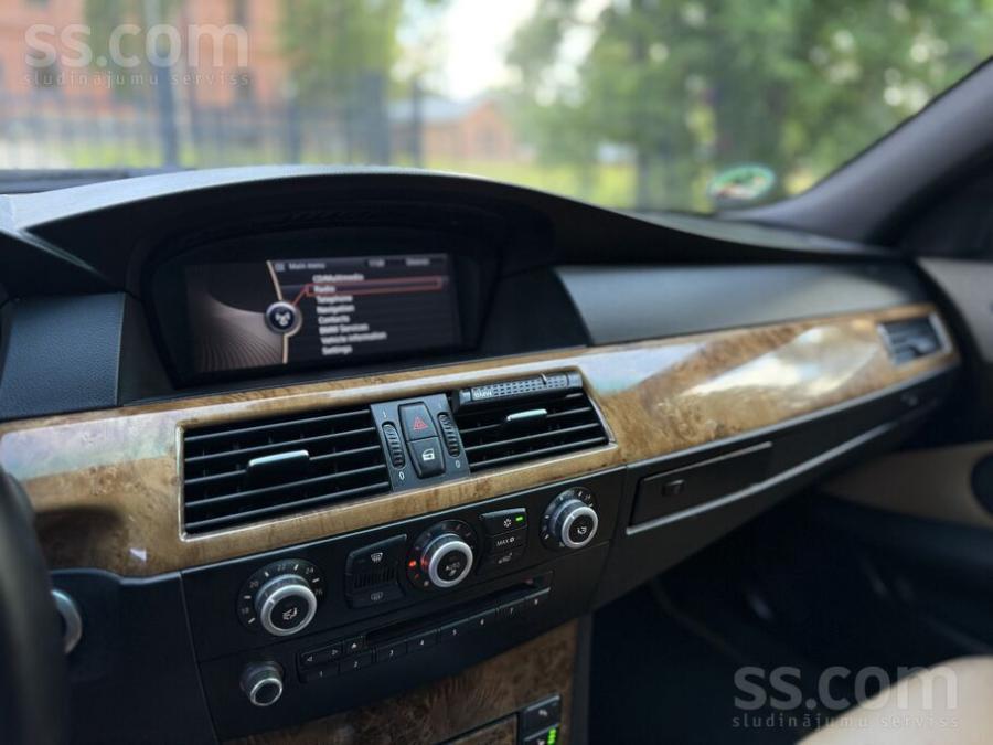 Белый БМВ 530 2009 в Цесис, объемом двигателя 3.00 л и пробегом 292 тыс. км за 7950 €, фото 13 на AUTOMOTO.COM.LV