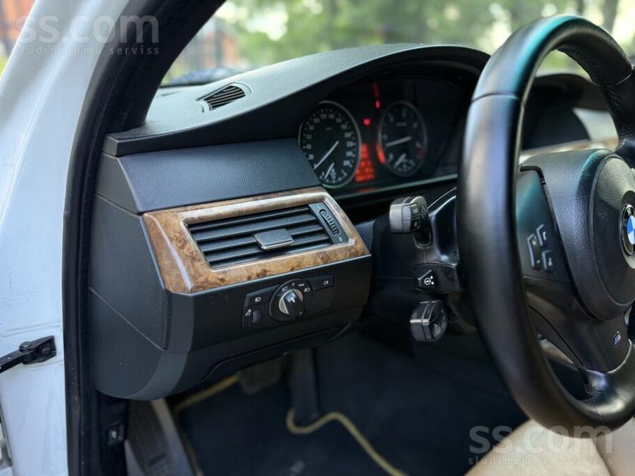 Белый БМВ 530 2009 в Цесис, объемом двигателя 3.00 л и пробегом 292 тыс. км за 7950 €, фото 15 на AUTOMOTO.COM.LV
