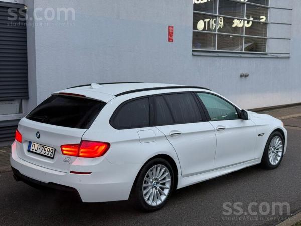 White BMW 530 2011 in Riga, with an engine capacity of 3.00 L and mileage of 0 thousand km for 9900 €, photo 2 on AUTOMOTO.COM.LV