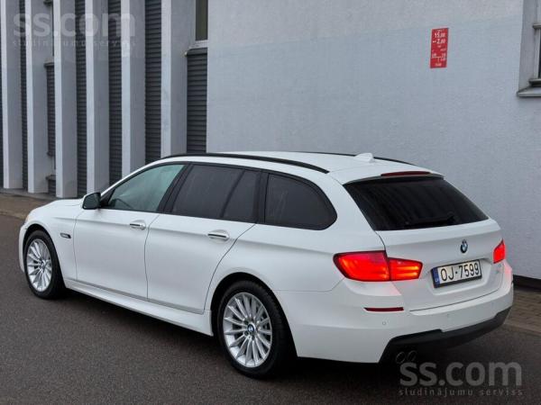 White BMW 530 2011 in Riga, with an engine capacity of 3.00 L and mileage of 0 thousand km for 9900 €, photo 4 on AUTOMOTO.COM.LV