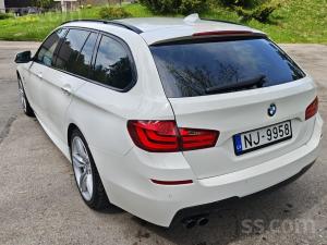 White BMW 530 2011 in Ogre, with an engine capacity of 3.00 L and mileage of 0 thousand km for 8900 €, photo 7 on AUTOMOTO.COM.LV