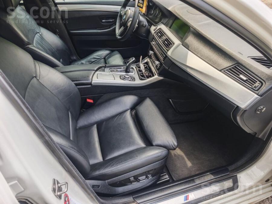 White BMW 530 2011 in Ogre, with an engine capacity of 3.00 L and mileage of 0 thousand km for 8900 €, photo 10 on AUTOMOTO.COM.LV