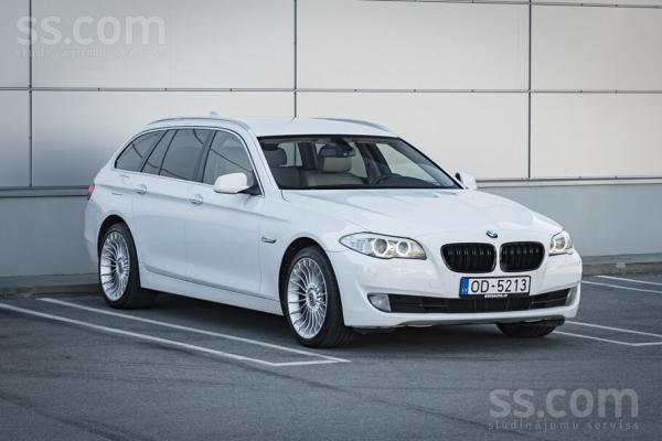 White BMW 530 2011 in Riga, with an engine capacity of 3.00 L and mileage of 0 thousand km for 6500 €, photo 3 on AUTOMOTO.COM.LV