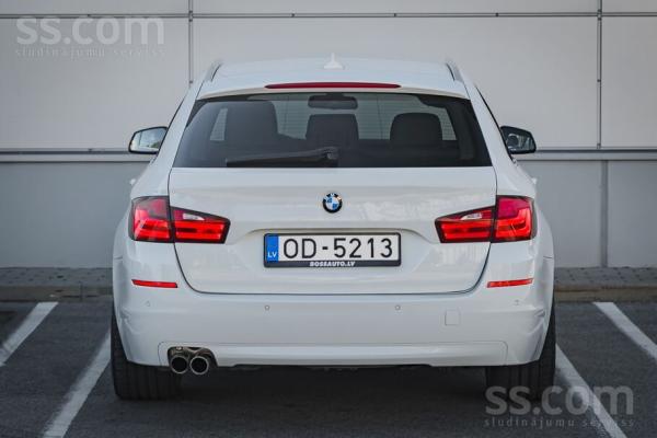 White BMW 530 2011 in Riga, with an engine capacity of 3.00 L and mileage of 0 thousand km for 6500 €, photo 5 on AUTOMOTO.COM.LV