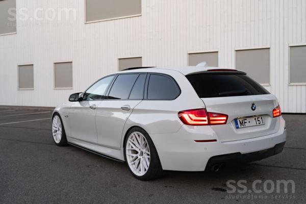 White BMW 530 2011 in Liepaja, with an engine capacity of 3.00 L and mileage of 237 thousand km for 12500 €, photo 8 on AUTOMOTO.COM.LV