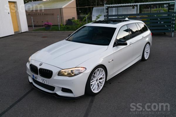 White BMW 530 2011 in Liepaja, with an engine capacity of 3.00 L and mileage of 237 thousand km for 12500 €, photo 9 on AUTOMOTO.COM.LV