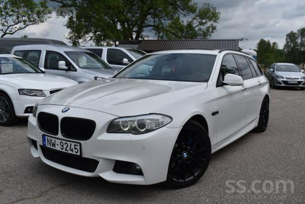 White BMW 530 2012 in Kuldiga, with an engine capacity of 3.00 L and mileage of 0 thousand km for 10990 €, photo 1 on AUTOMOTO.COM.LV