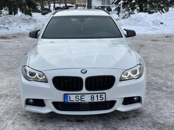 White BMW 530 2012 in Klaipeda, with an engine capacity of 2.99 L and mileage of 340 thousand km for 8999 €, photo 5 on AUTOMOTO.COM.LV