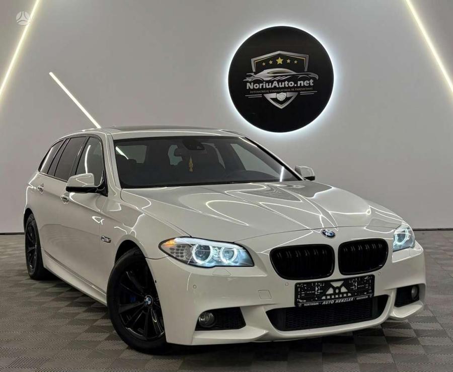 White BMW 530 2012 in Marijampole, with an engine capacity of 2.99 L and mileage of 307 thousand km for 8999 €, photo 1 on AUTOMOTO.COM.LV
