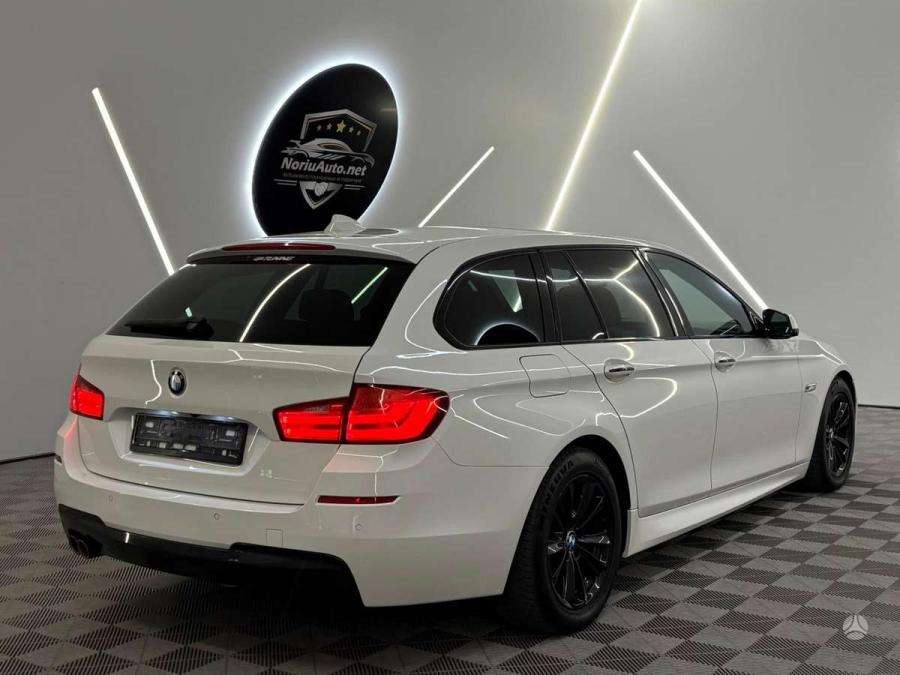 White BMW 530 2012 in Marijampole, with an engine capacity of 2.99 L and mileage of 307 thousand km for 8999 €, photo 34 on AUTOMOTO.COM.LV