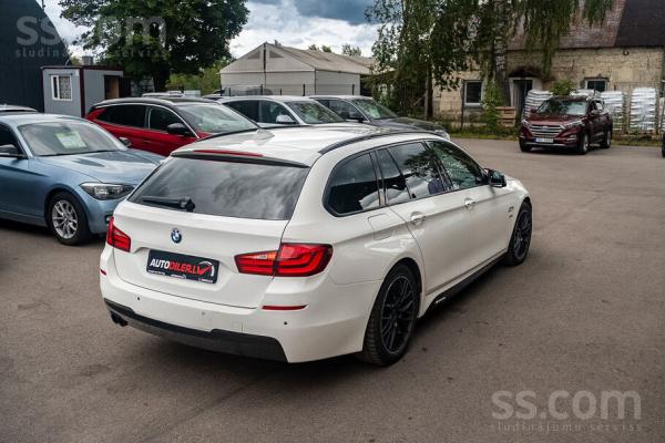 White BMW 530 2012 in Riga, with an engine capacity of 3.00 L and mileage of 0 thousand km for 8950 €, photo 9 on AUTOMOTO.COM.LV