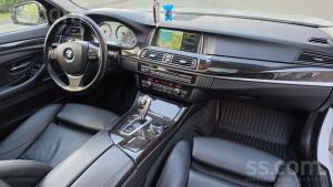 White BMW 530 2013 in Riga, with an engine capacity of 3.00 L and mileage of 333 thousand km for 12000 €, photo 6 on AUTOMOTO.COM.LV