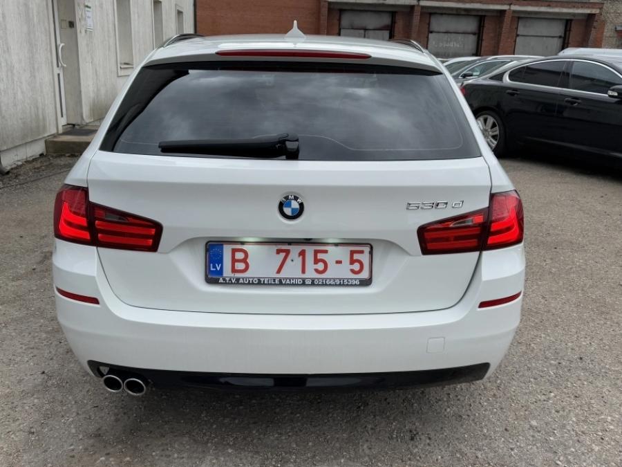 White BMW 530 2013 in Riga, with an engine capacity of 3.00 L and mileage of 265 thousand km for 10200 €, photo 32 on AUTOMOTO.COM.LV