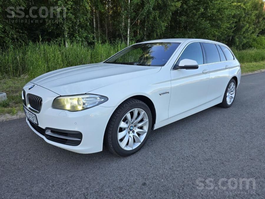 White BMW 530 2013 in Riga, with an engine capacity of 3.00 L and mileage of 372 thousand km for 12000 €, photo 5 on AUTOMOTO.COM.LV