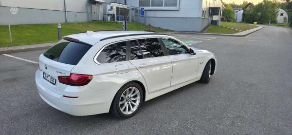 White BMW 530 2013 in Vilnius, with an engine capacity of 2.99 L and mileage of 319 thousand km for 11500 €, photo 5 on AUTOMOTO.COM.LV