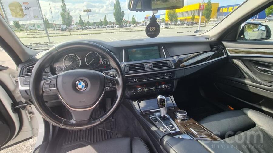 Balts BMW 530 2013 Rīga, ar dzinēja tilpumu 3.00 L un nobraukumu 328 tūkst. km par 11999 €, foto 8 vietnē AUTOMOTO.COM.LV