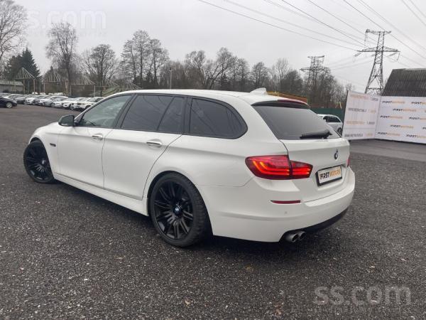 White BMW 530 2014 in Riga, with an engine capacity of 3.00 L and mileage of 338 thousand km for 10950 €, photo 2 on AUTOMOTO.COM.LV
