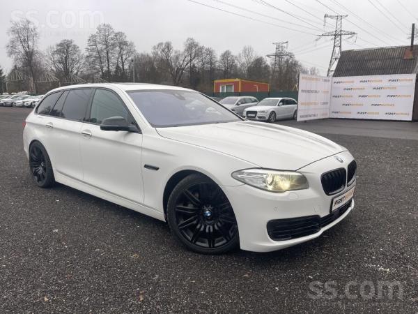 White BMW 530 2014 in Riga, with an engine capacity of 3.00 L and mileage of 338 thousand km for 10950 €, photo 3 on AUTOMOTO.COM.LV