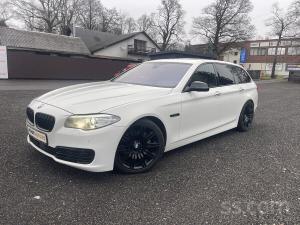 White BMW 530 2014 in Riga, with an engine capacity of 3.00 L and mileage of 338 thousand km for 10950 €, photo  on AUTOMOTO.COM.LV